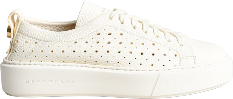 Henderson Baracco Sneaker traforata color burro Shoelaces | SENKELS